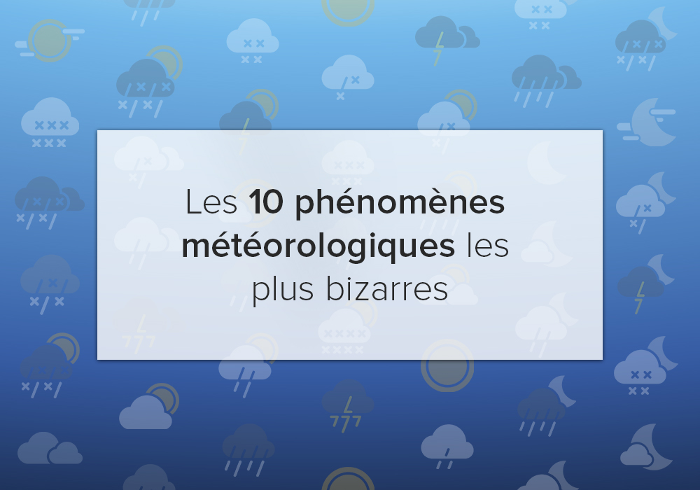 PHÉNOMÈNES MÉTÉOROLOGIQUES - Partie 1 – MORECAST